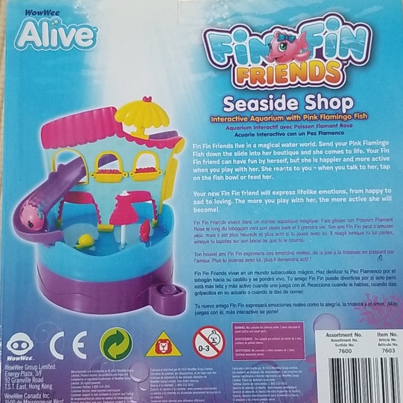 wowwee alive | Toys | New Fin Fin Friends Interactive Aquarium Seaside ...